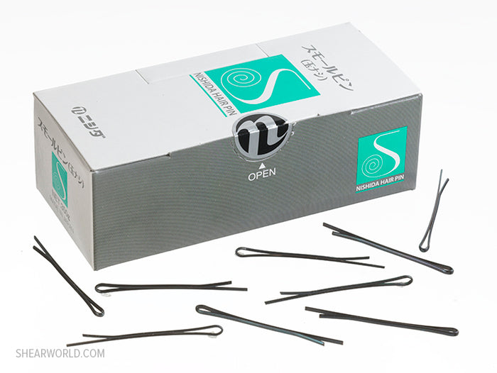 Nishida Bobby-Pins "S" (no cushion - green box) - 1 5/8" – Shear World